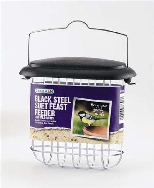 Buy Gardman Fat Block Holder Black Steel? Order online at Gardencentre ...